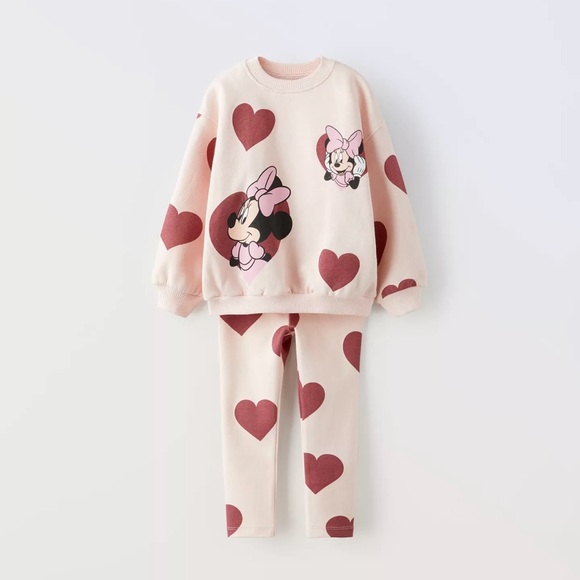 Zara | Matching Sets | Zara Pink Minnie Mouse Matching Set | Poshmark